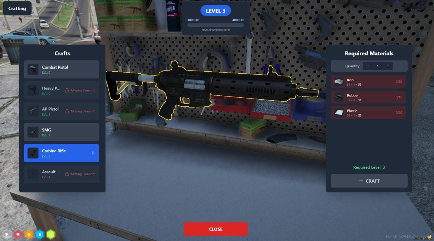 Crafting System | FiveM Script | Dynyx Scripts